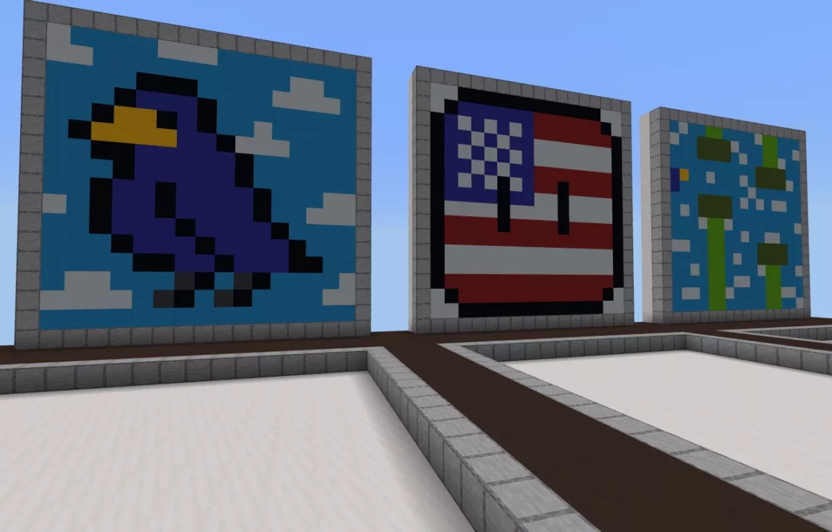 Карта Pixel Puzzles » Modmcpe.net — всё для любителей игры Minecraft на Android