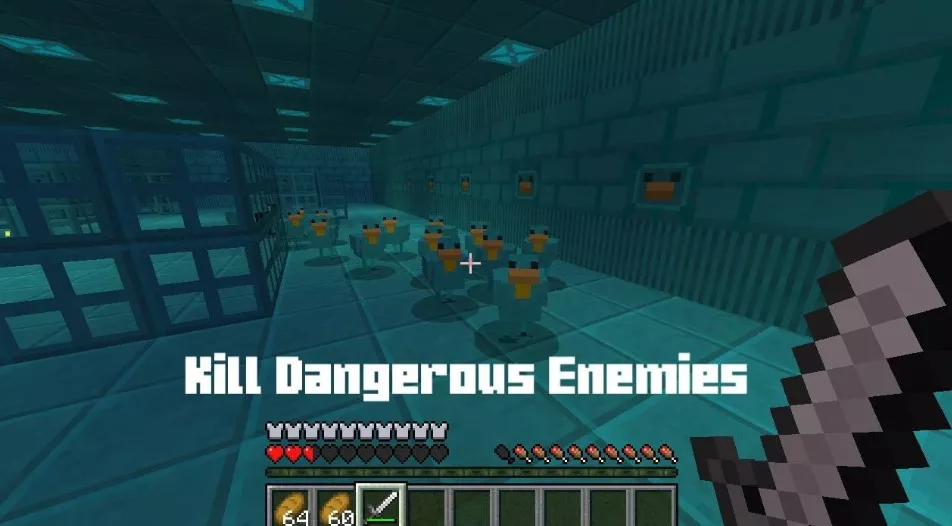Карта Chicken Dungeons » Modmcpe.net — всё для любителей игры Minecraft на Android