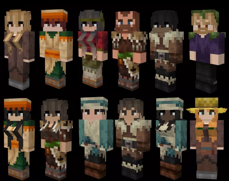 Текстурпак Human Era Villagers » Modmcpe.net — всё для любителей игры ...