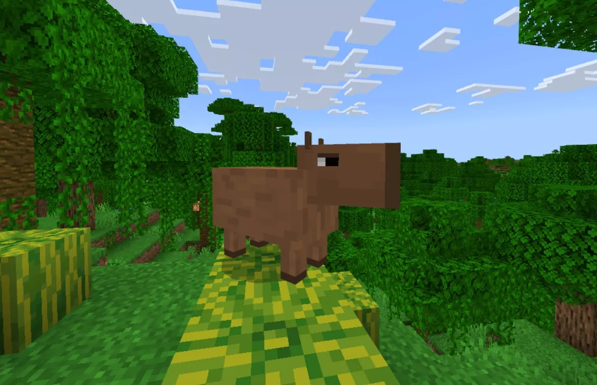 Мод Capybaras » Modmcpe.net — всё для любителей игры Minecraft на Android